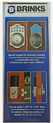 2680 & 2780 Brink's Digital Deadbolt - DISCONTINUED – Brinks.Care