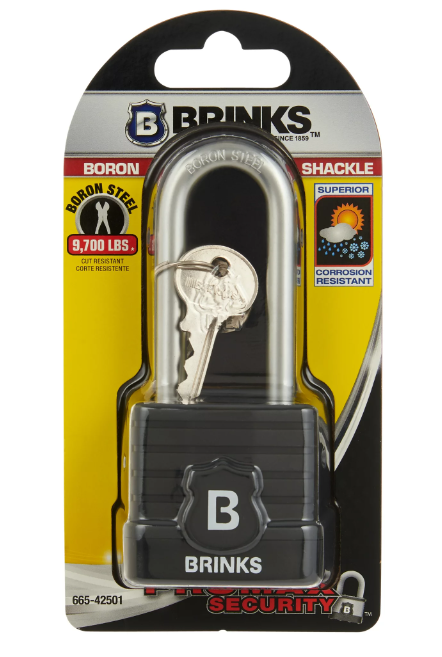 665-42501 44mm Laminated Steel Weather Resistant Padlock, 2-3/8 ...