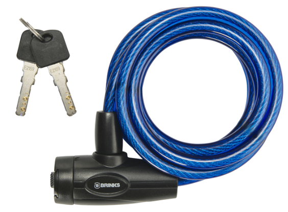 175-14406 5/16" x 6' Keyed Steel Cable Lock – Brinks.Care
